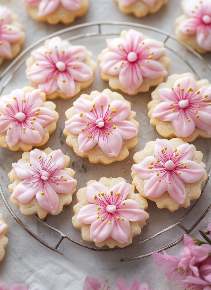 Cherry Blossom Cookies - Recipes by Nancy