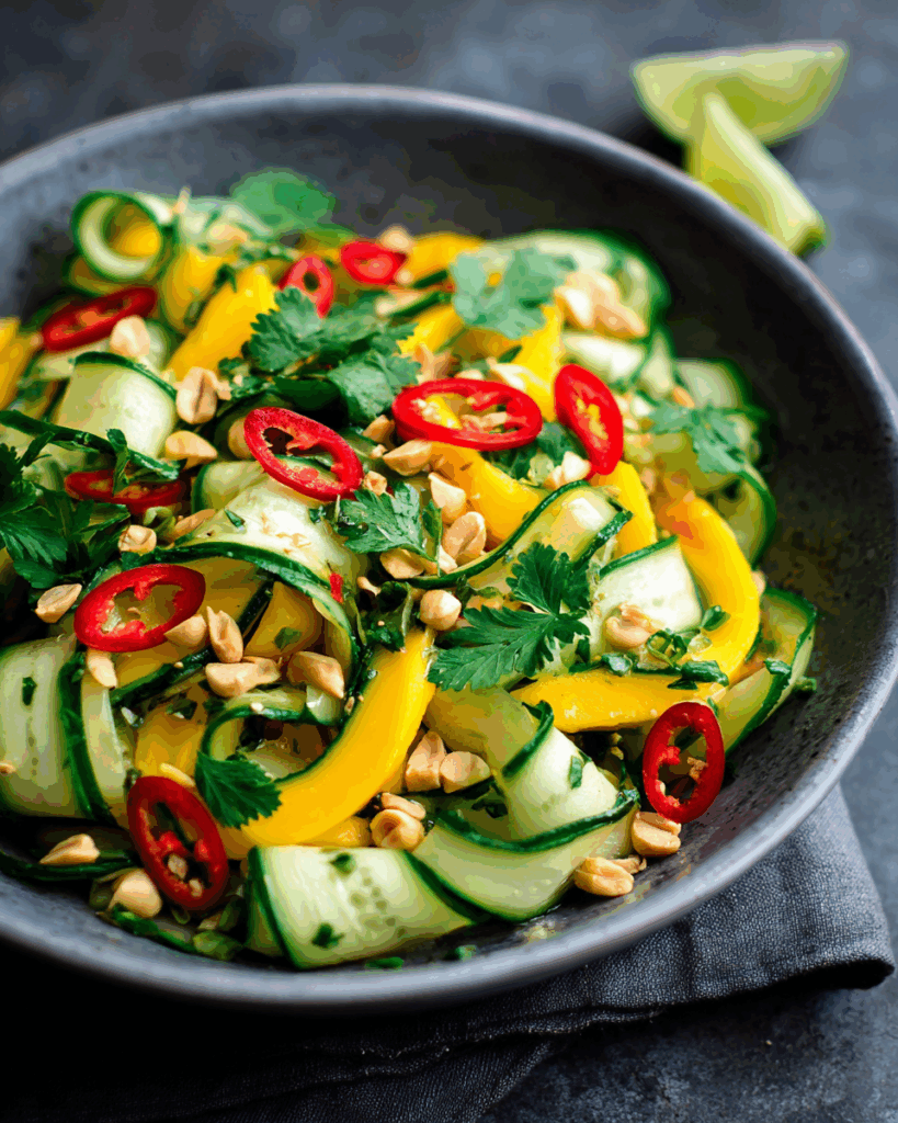 Cucumber Mango Chili Salad