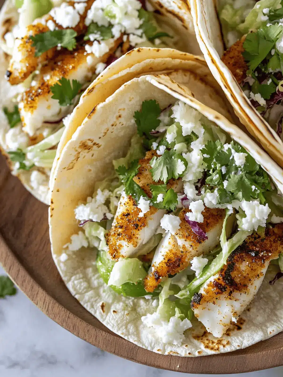 Delicious Cod Fish Tacos with Crunchy Cabbage Slaw – Easy Recipe